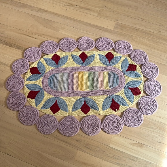 judi boisson | Accents | Judi Boissonlotus Pond Lavender Hand Knitted ...